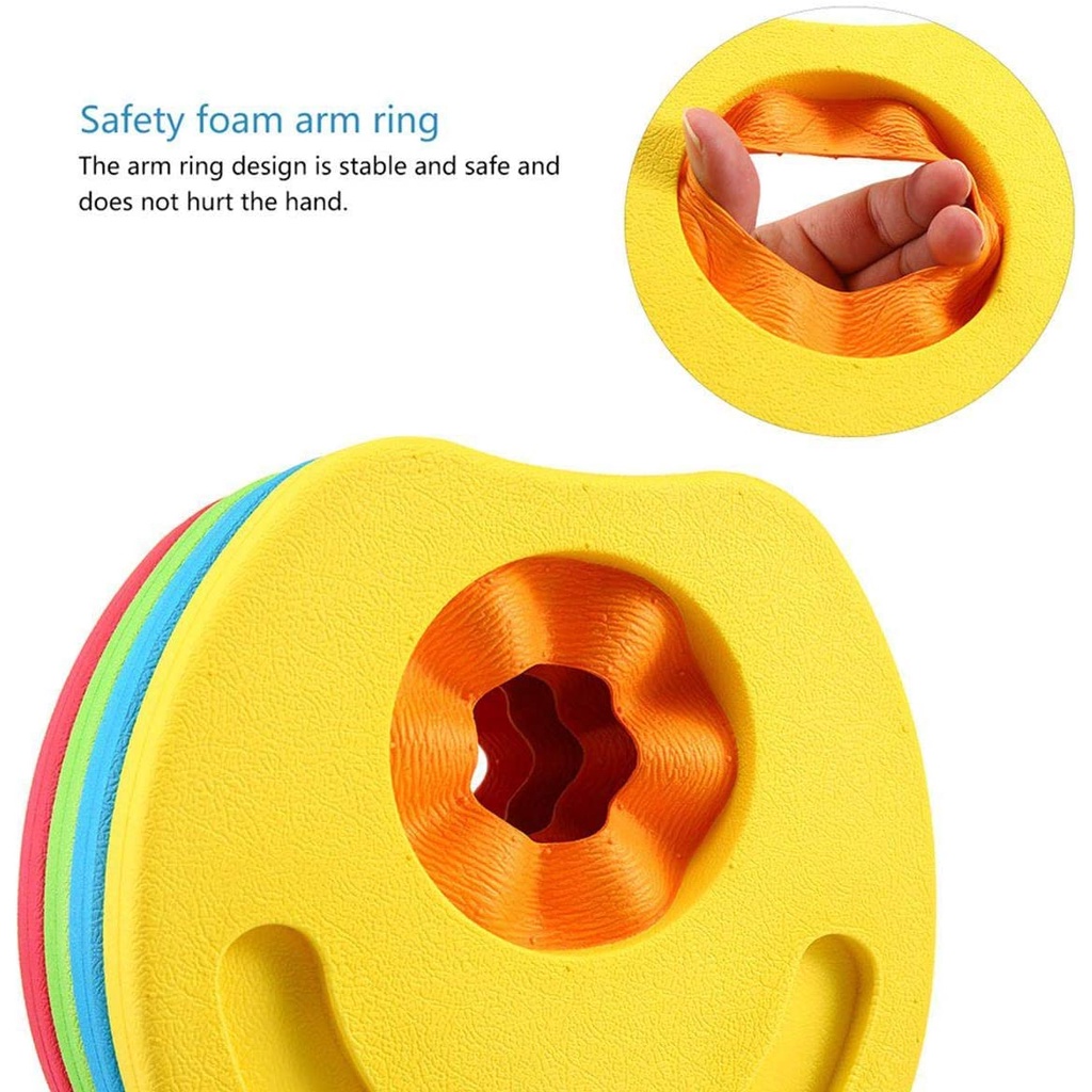 Kids Arm Float Discs, Swim Float Colorful Discs EVA Armbands Floating ...