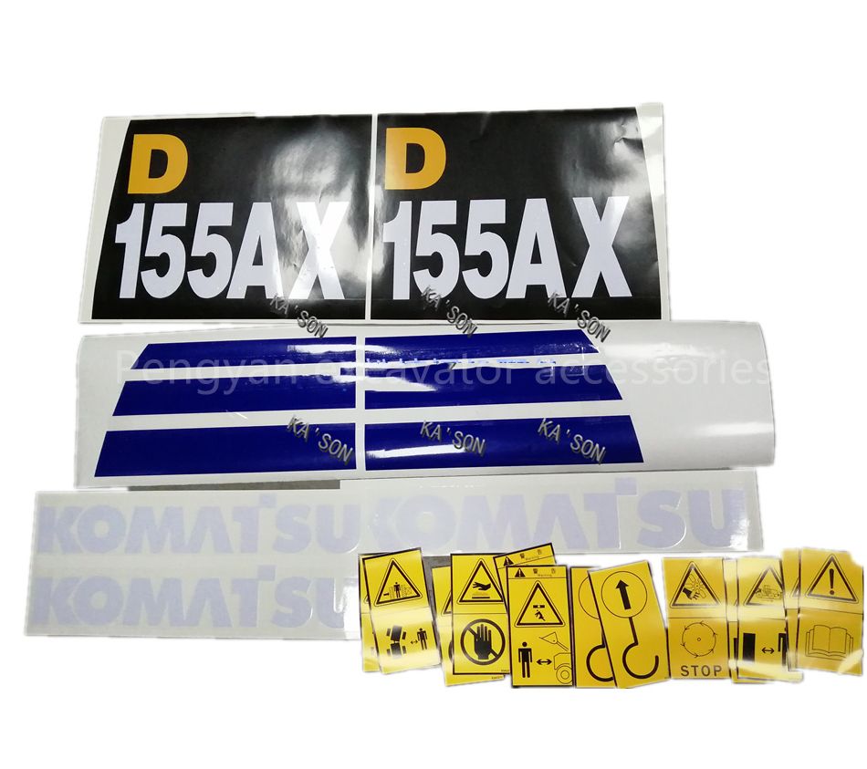 Excavator sticker Komatsu D65PX whole machine logo sticker dangerous ...