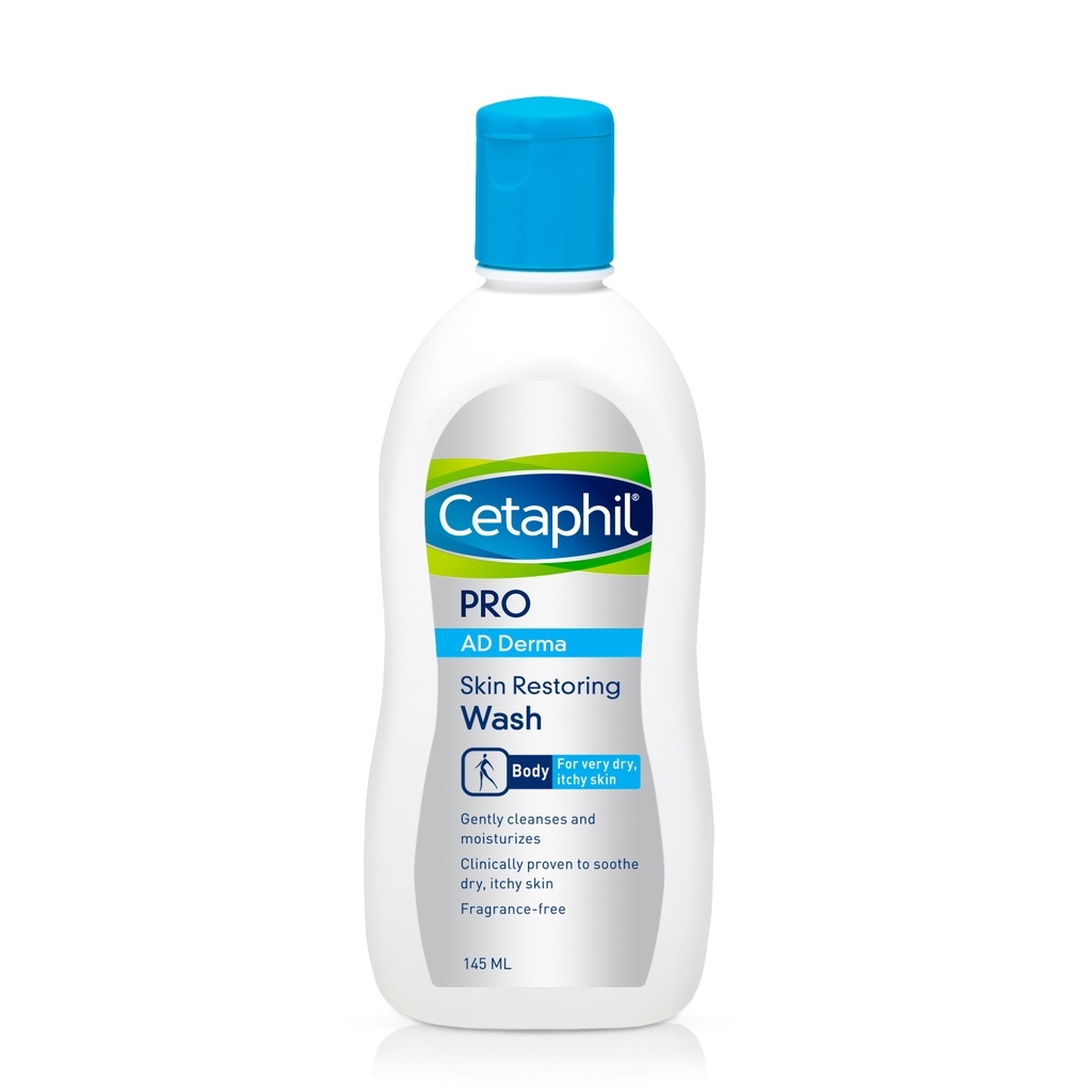 Cetaphil Pro Ad Derma Skin Restoring Wash 145ml [For Eczema - Prone ...