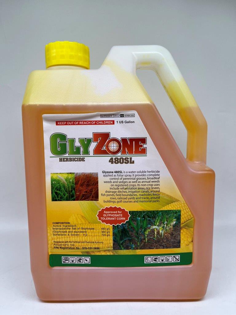 GLYZONE GLYPHOSATE HERBICIDE 1 GALLON (US) same as round up | Lazada PH