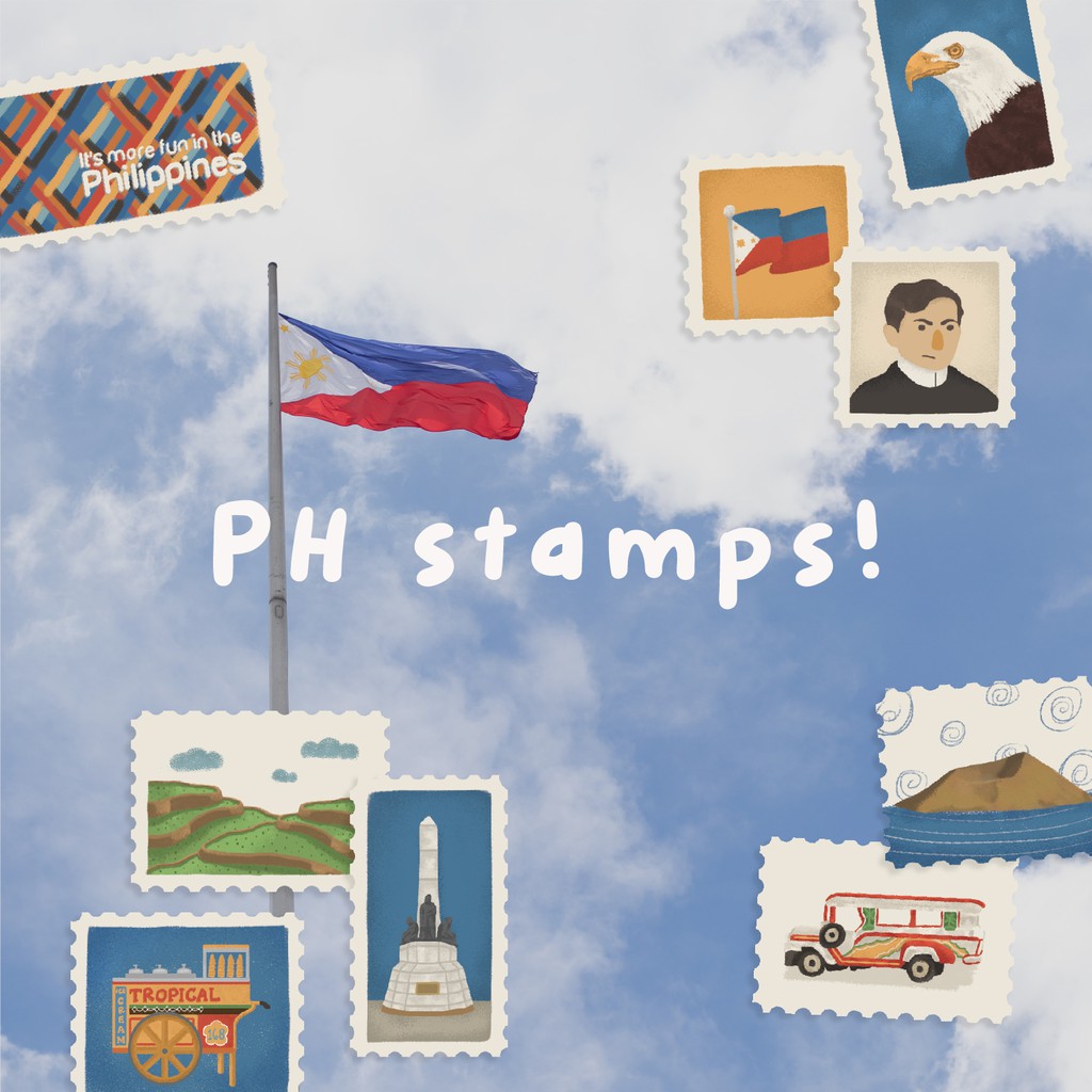 I love PH/PH Culture Stamp Sticker PackLgq | Lazada PH