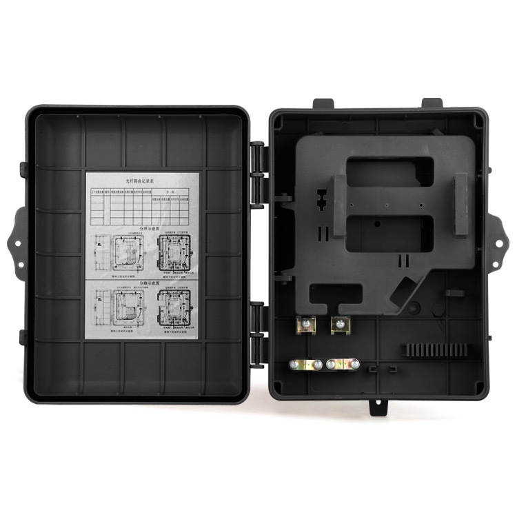 【Ready】 Black 1 16 FTTH outdoor light box of chip optical divider box ...