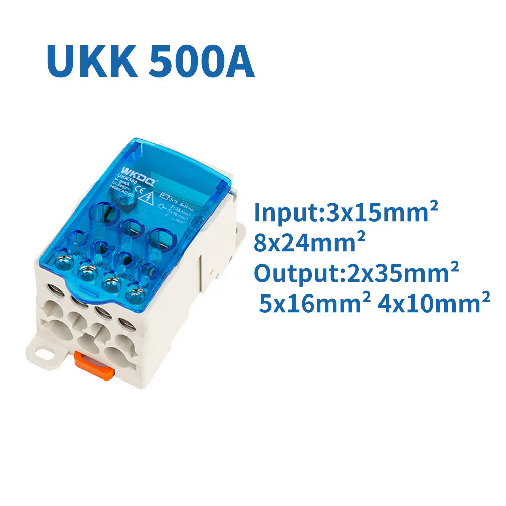 1Pc UKK500A UKK-500A Junction 1 In 11 Out Universal Wire Electrical ...