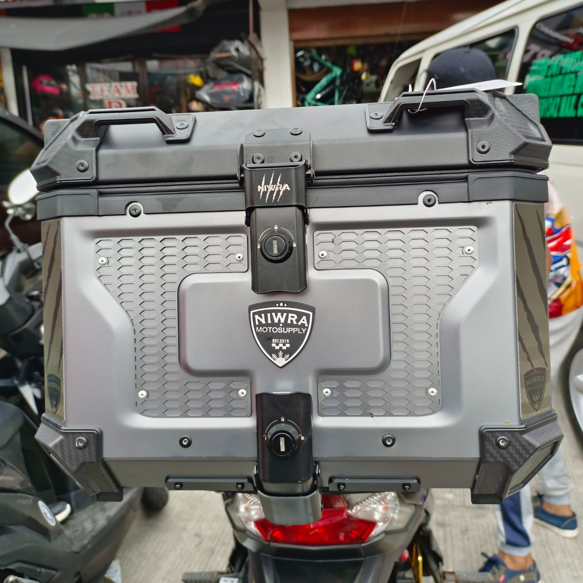 New Raptor Edition 45L 50L 65L Niwra Alloy box with freebies | Lazada PH