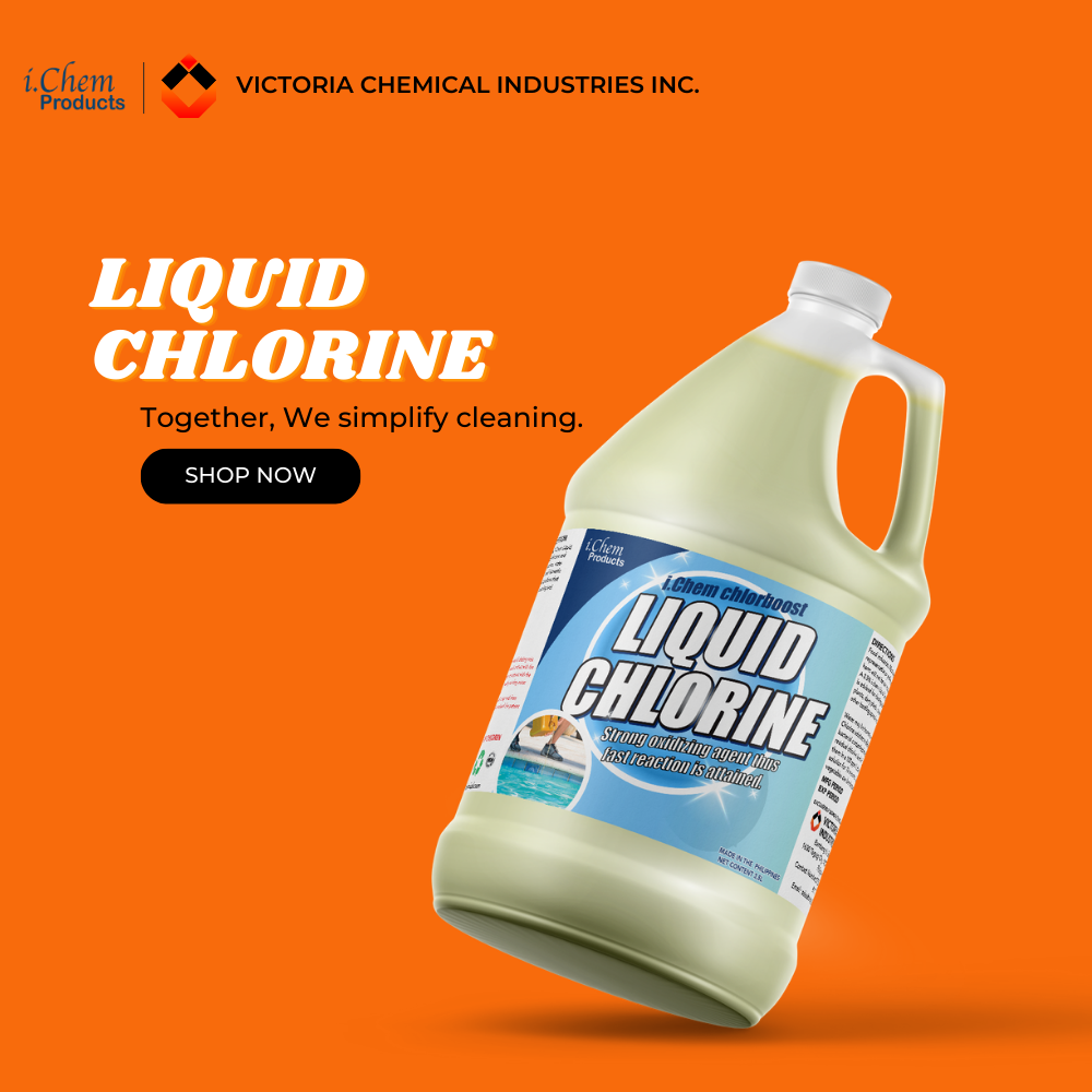 ICHEM PRODUCT LIQUID CHLORINE 1 GALLON (13%-14% CHLORINE CONTENT, WATER ...