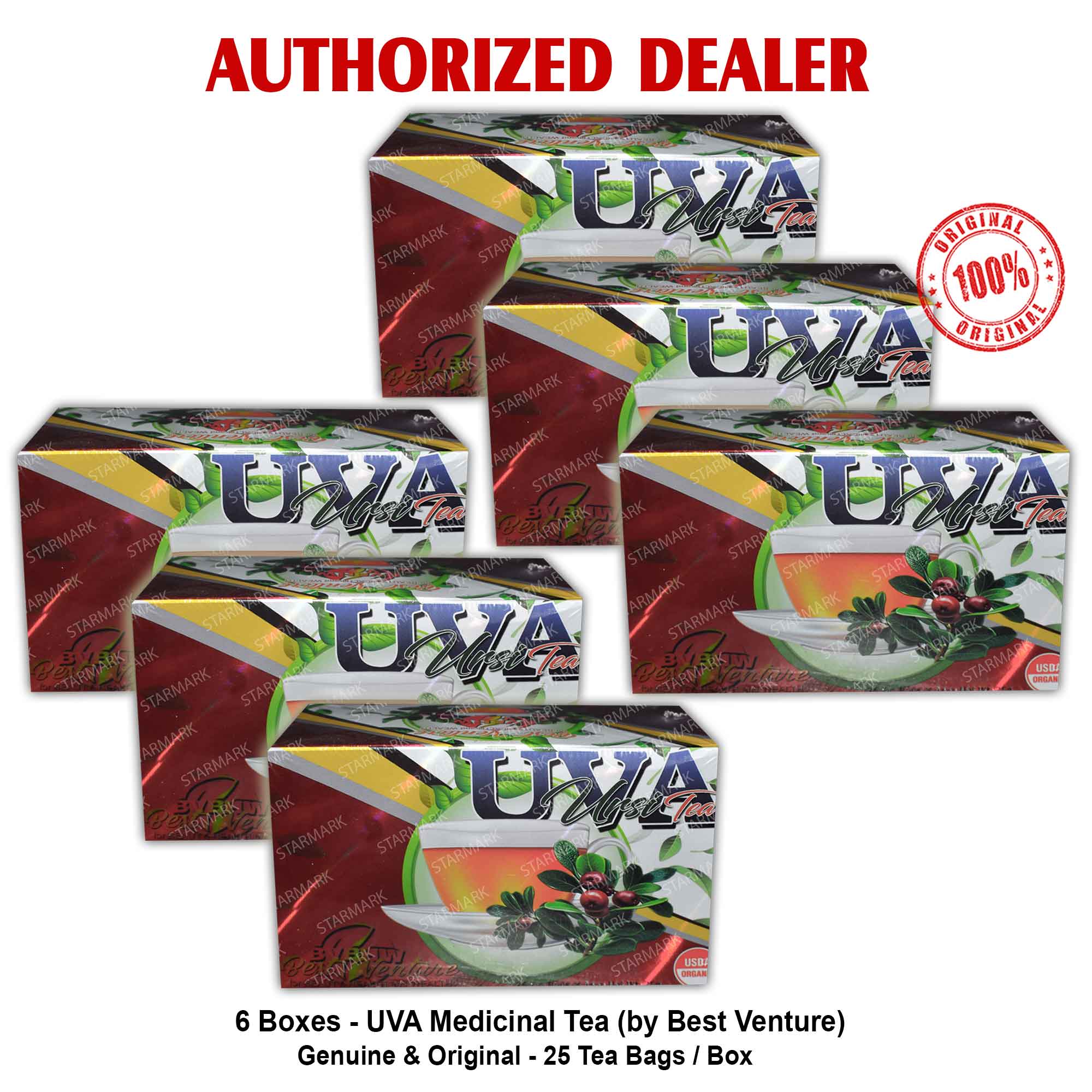 UVA Tea Red UVA Medicinal Tea Red by Best Venture 25's 25 Tea Bags per ...