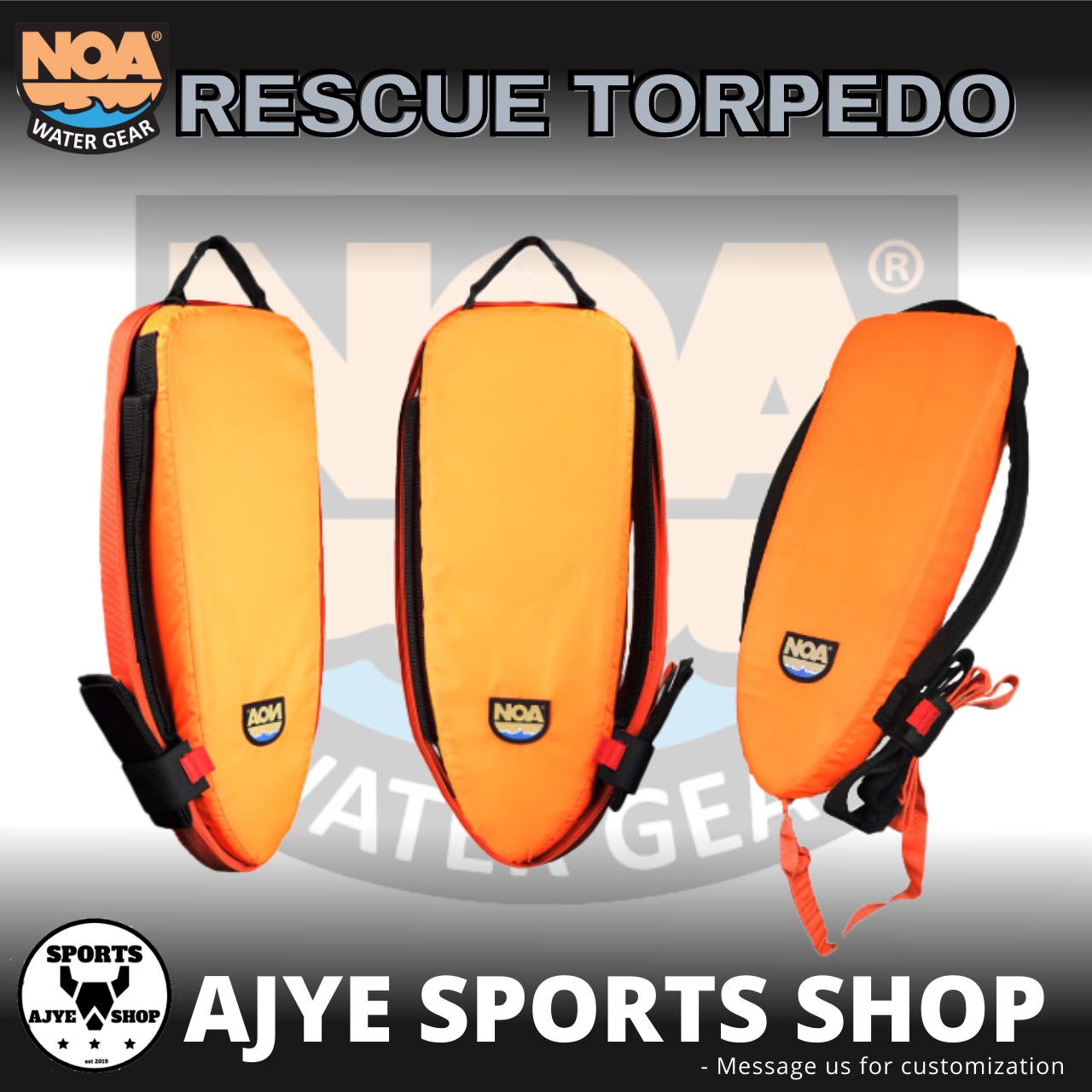 NOA WATER GEAR | RESCUE TORPEDO | Lazada PH