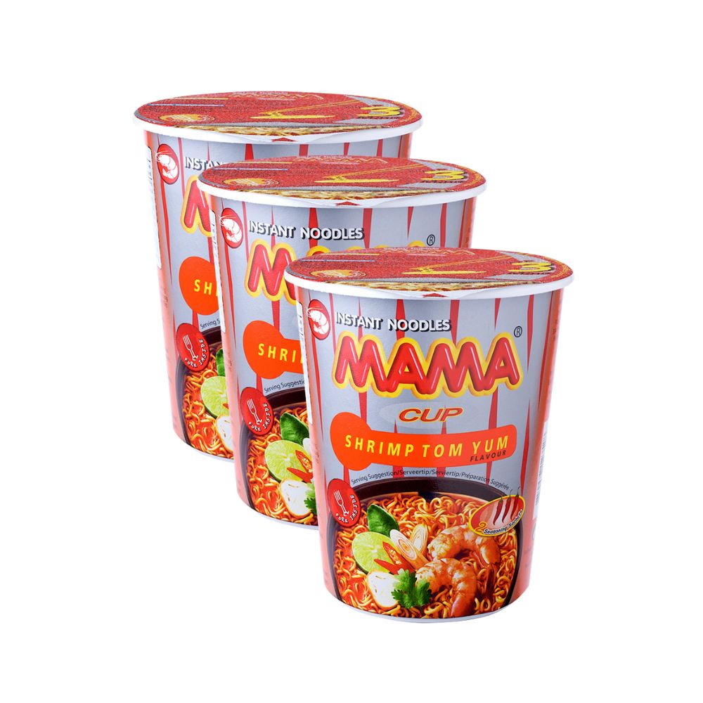 MAMA Cup Shrimp Tom Yum Flavour 70g x 3 | Lazada PH