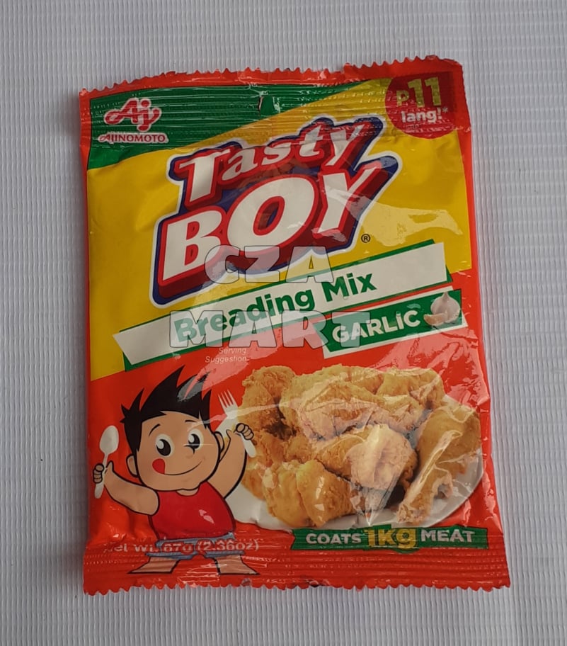 Tasty Boy Breading Mix Regular and Garlic Flavors - 67 Grams Coats 1 Kg ...