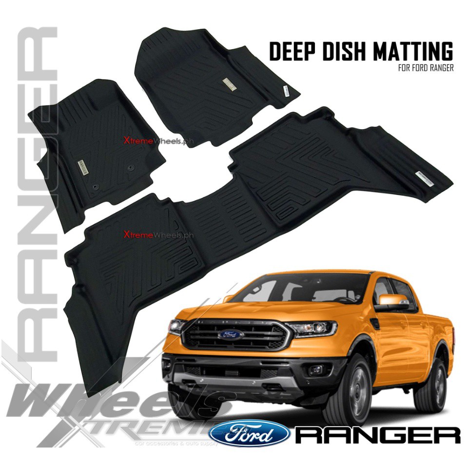 5D scan matting for Ford RANGER, FX4 Raptor 2015-2022 with Ranger logo ...
