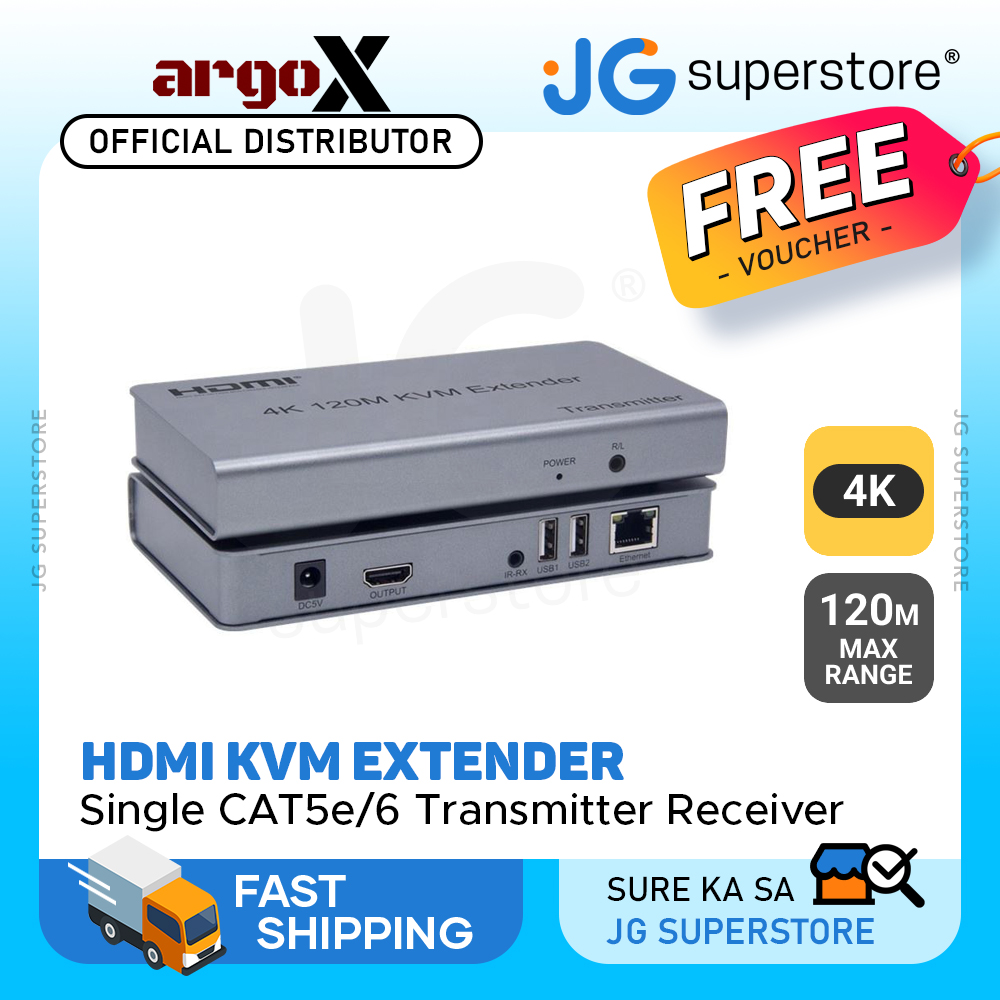 ArgoX 4K HDMI KVM IP Extender Transmitter Receiver with 120m / 200m ...