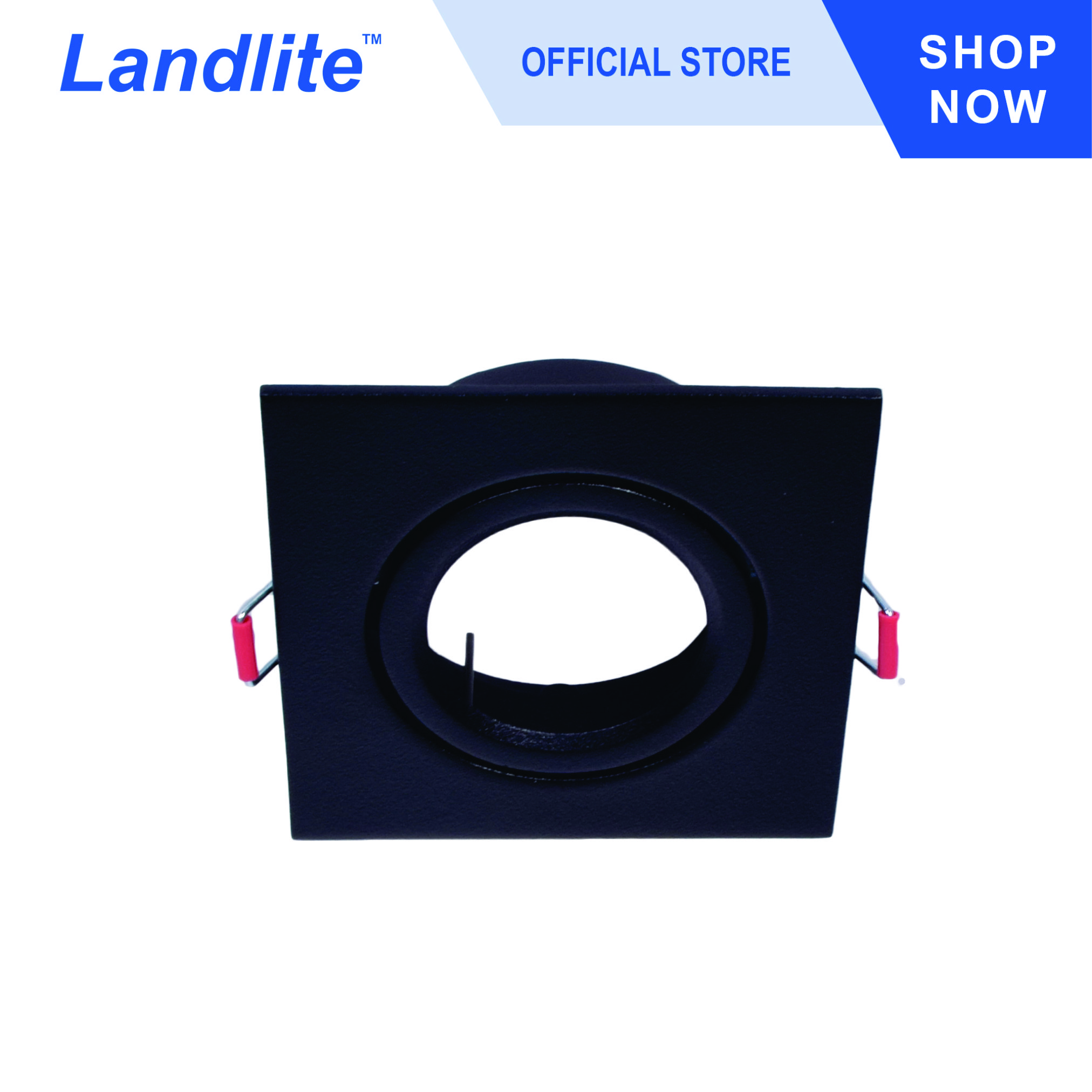 Landlite Recessed Type Downlight Fixture TDLH01-82-GU10 BLK | Lazada PH