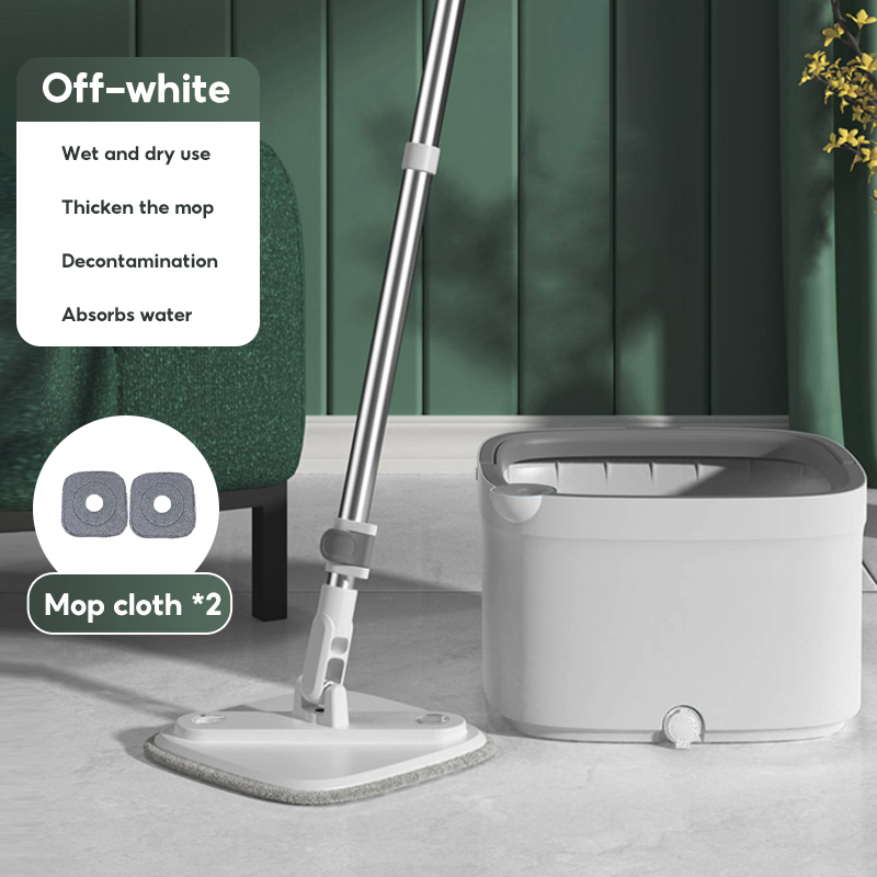 Self Wash Spin Mop 360° Spin Separation Mop With Spinner and Bucket ...