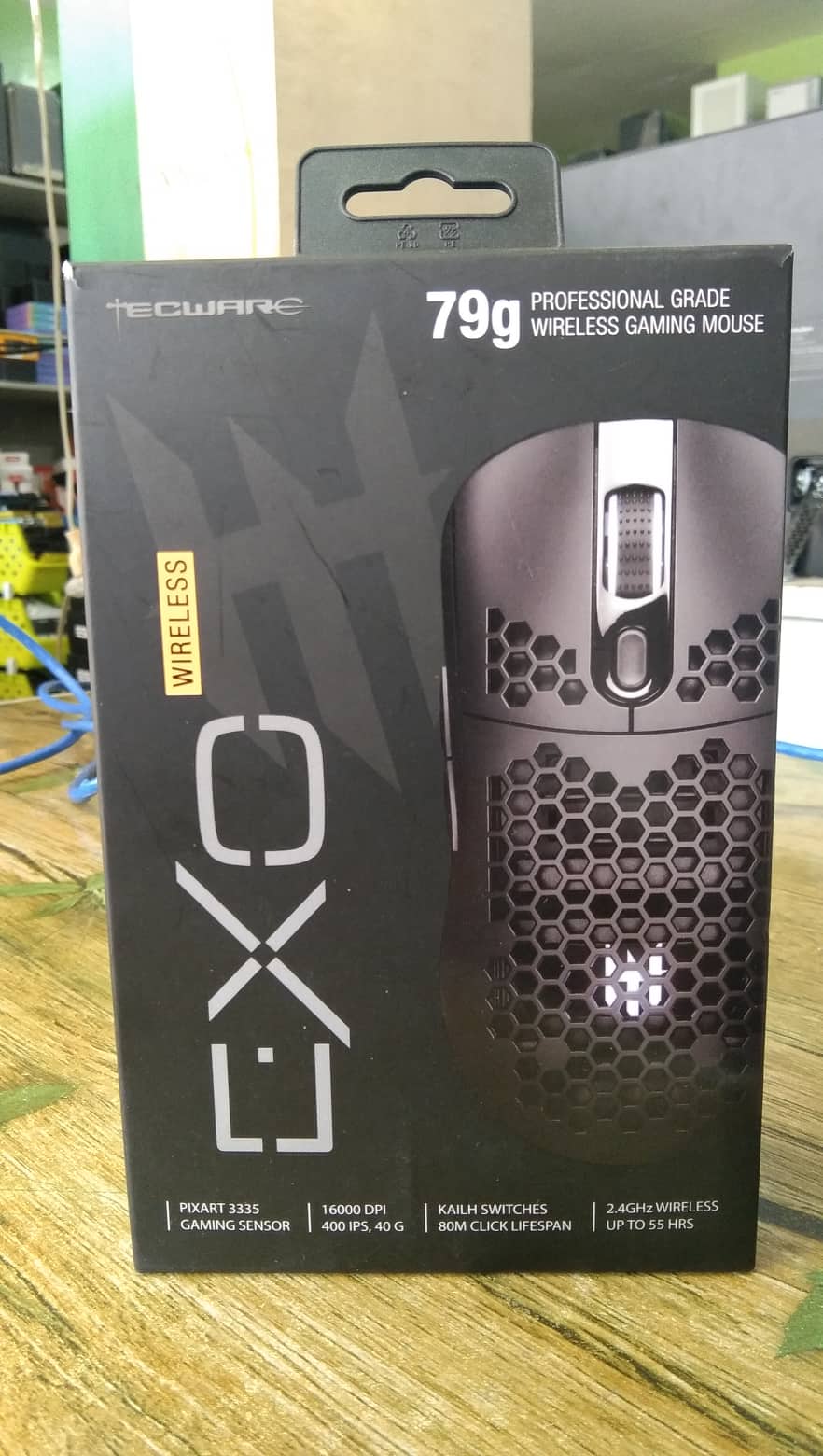 MOUSE TECWARE EXO WIRELESS PROFESSIONAL GRADE GAMING BLACK | Lazada PH