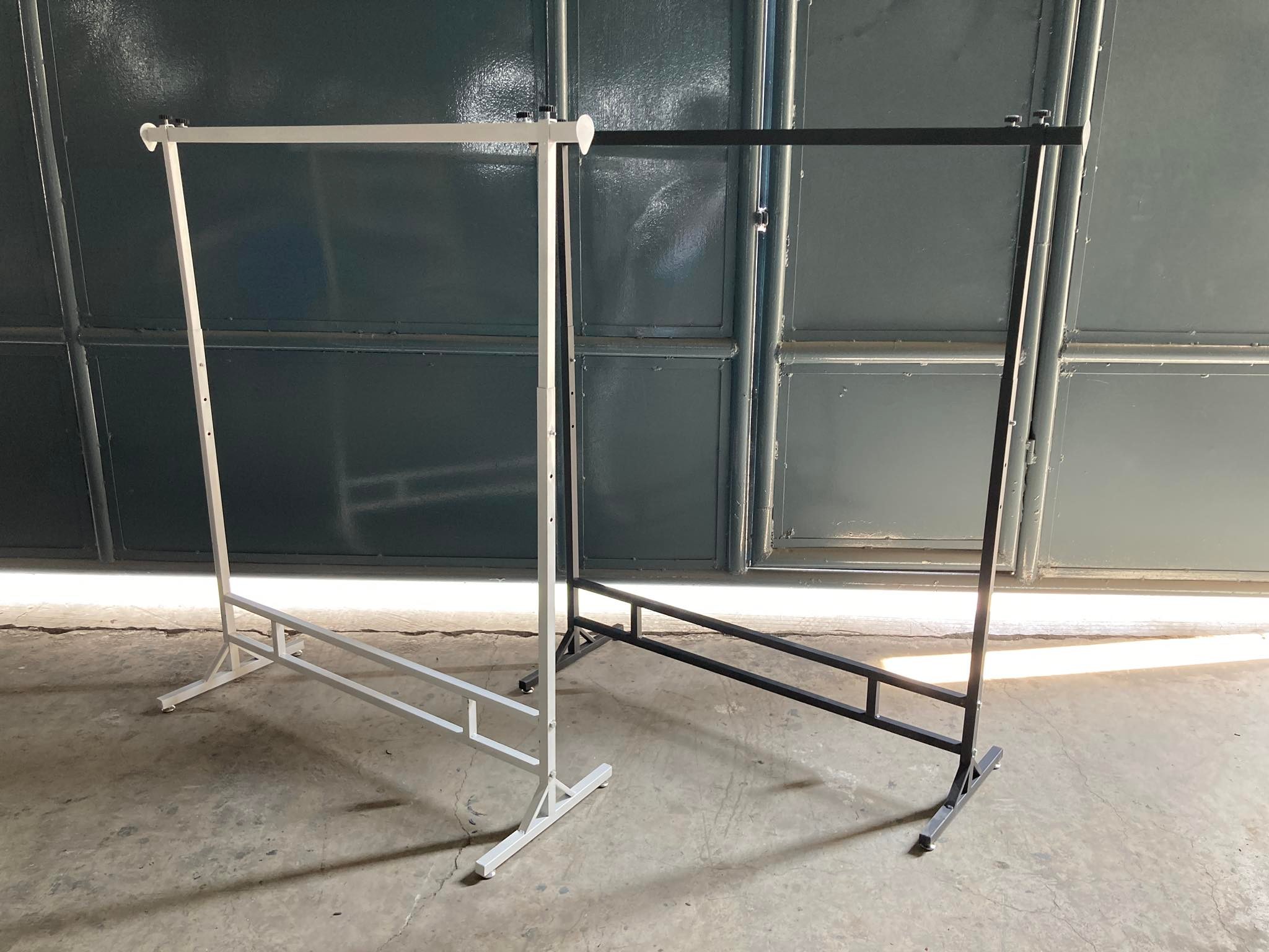 Single Pole Bar Clothes Hanger Stand (Black,White & Stainless) | Lazada PH