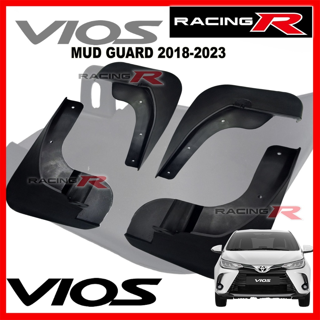Toyota Vios Prime 2018 to 2023 Mud Guard 2019 2020 2021 2022 | Lazada PH