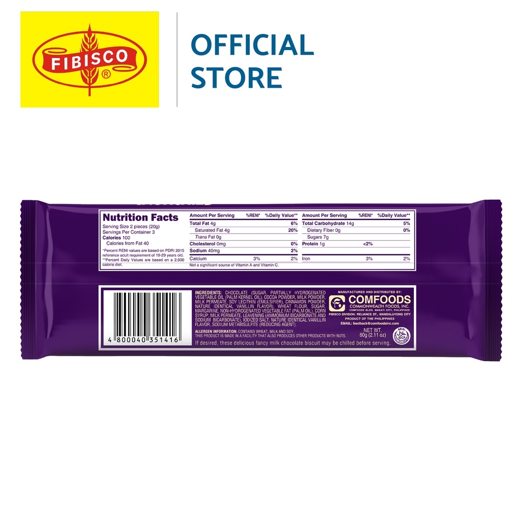 FIBISCO Crunchies Snack Pack 60g - of 2 | Lazada PH