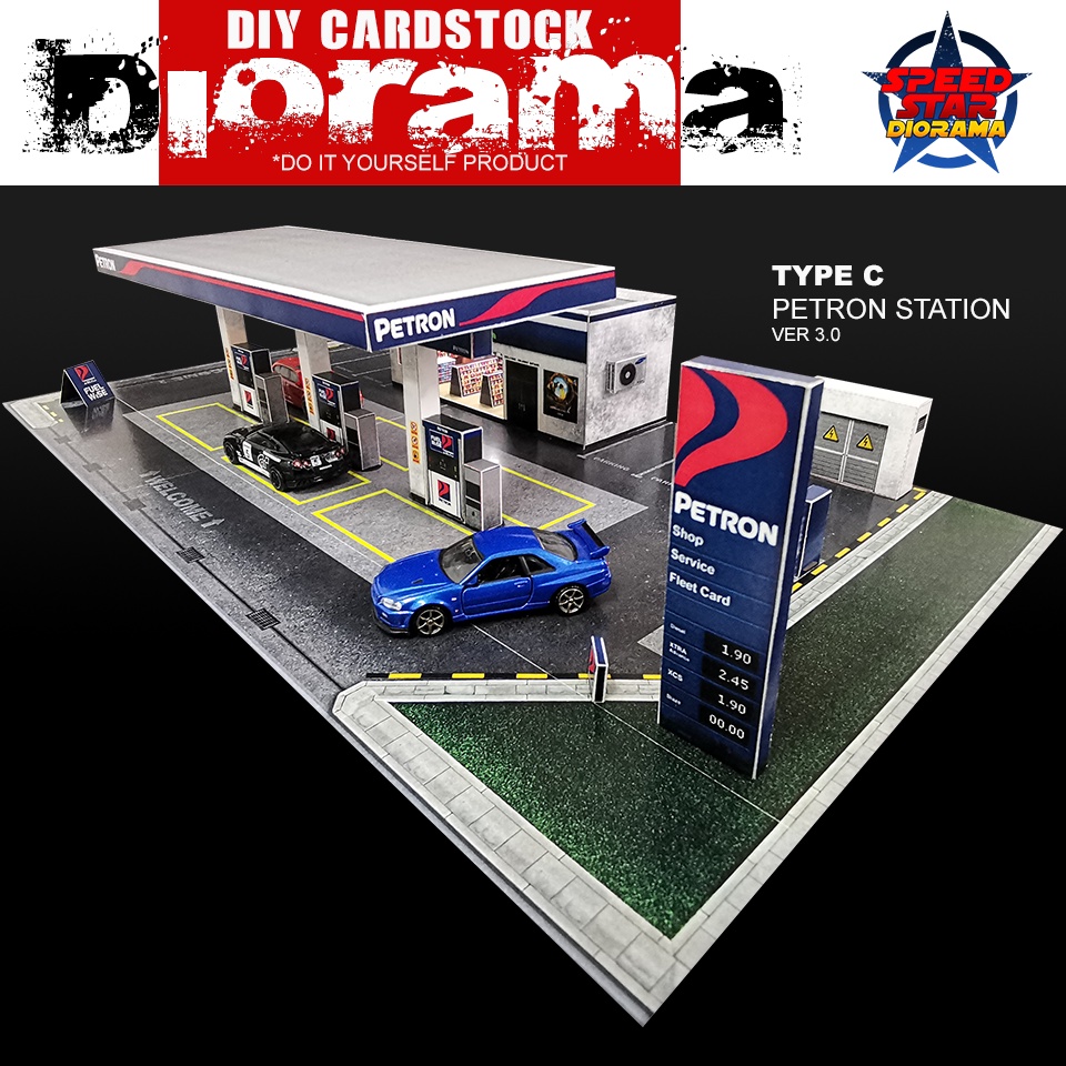Petron Station Type C Cardstock Model | Lazada PH