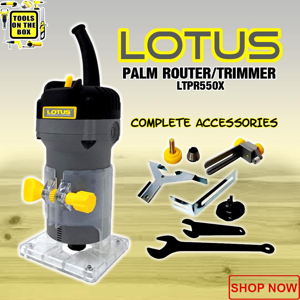 Lotus Palm Router/ Trimmer 550W LTPR550X Heavy Duty | Lazada PH