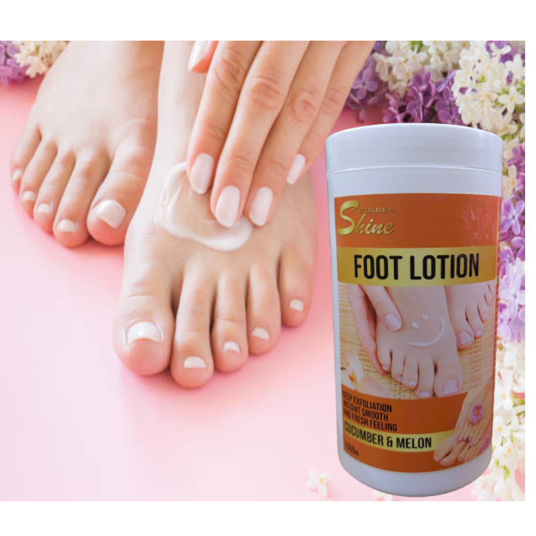 GOLDEN SHINE - FOOT LOTION 1000ML - CUCUMBER & MELON | Lazada PH