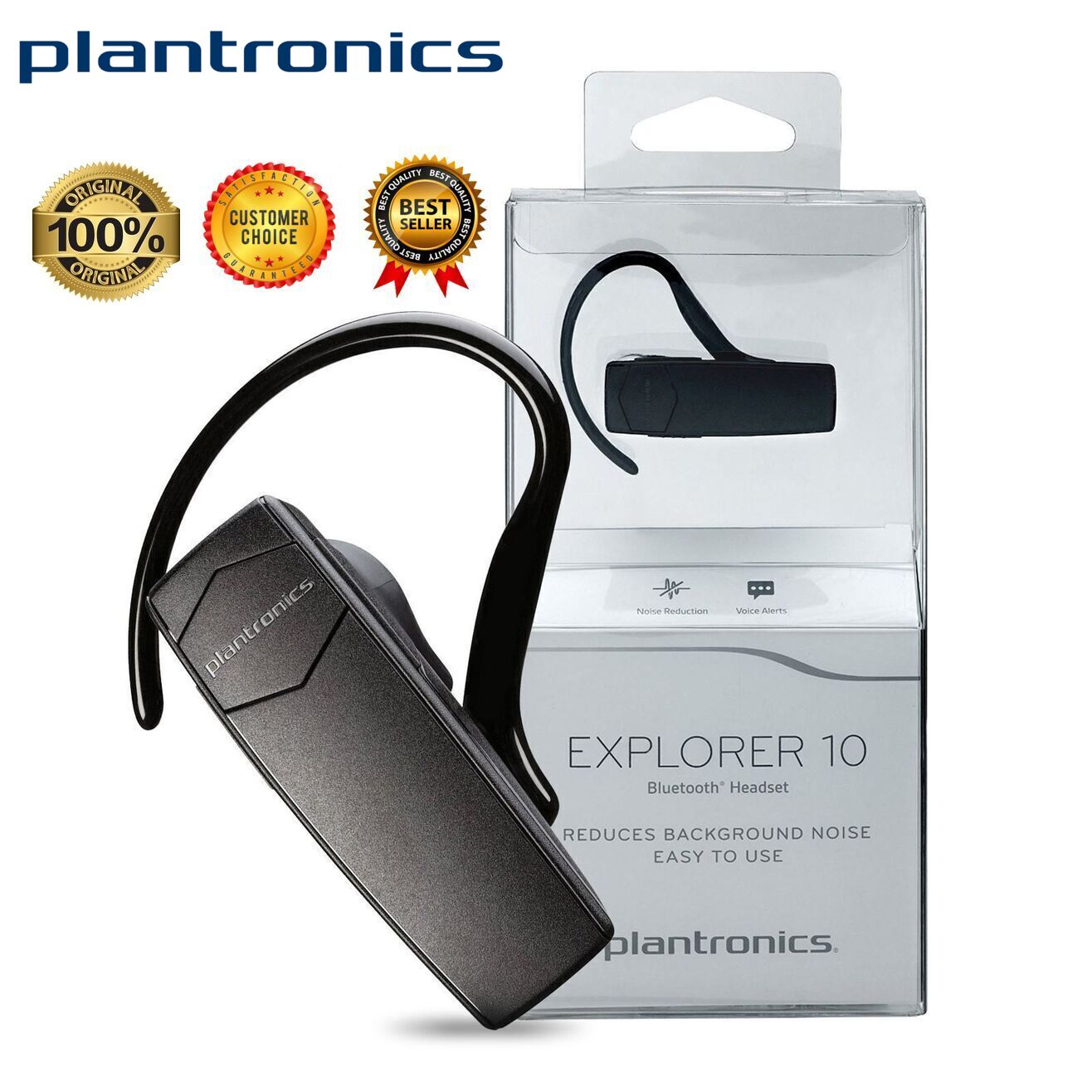 Original Plantronics Explorer 10 Bluetooth Headset | Lazada PH