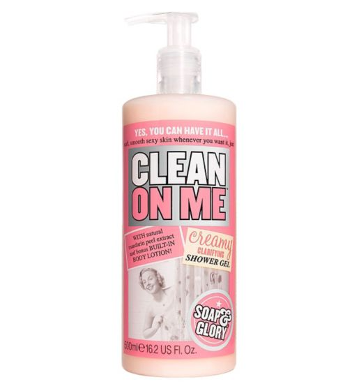 Soap & Glory Clean On Me Creamy Shower Gel 500ml | Lazada PH