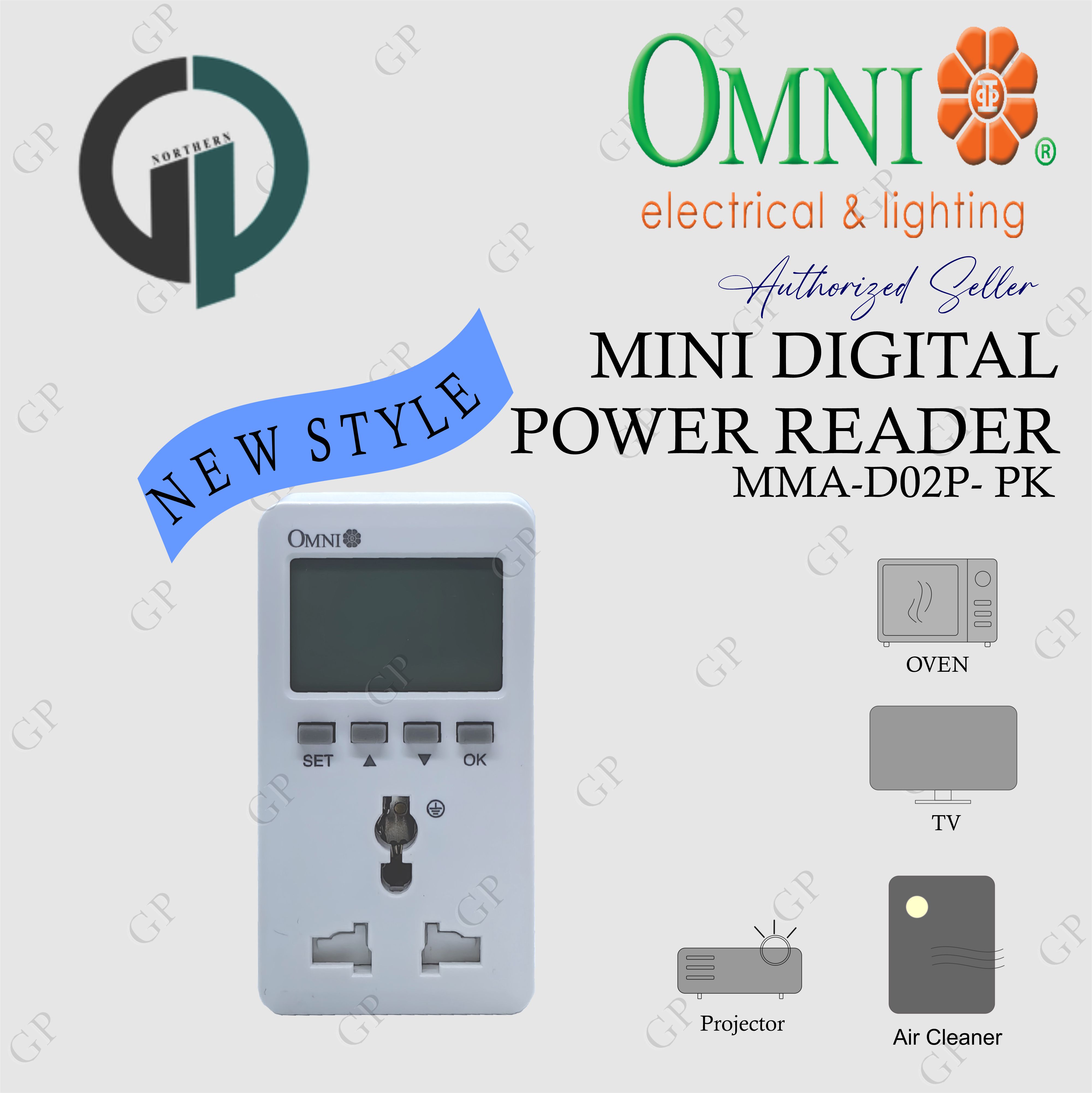 Omni Mini Digital Power Reader, Electricity Reader, MMA-DO2P-PK ...