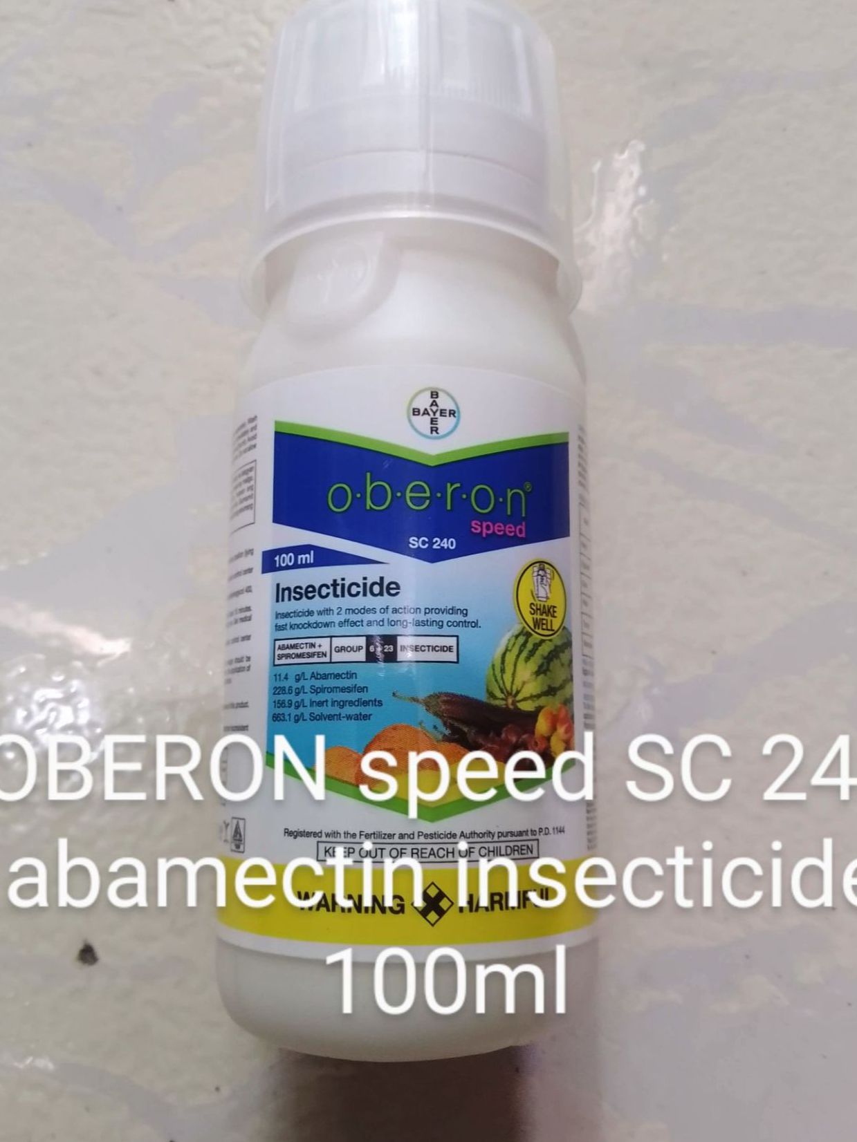 OBERON SPEED SC 240 ABAMECTIN+ SPIROMESIFEN INSECTICIDE(100 ML)BY BAYER ...