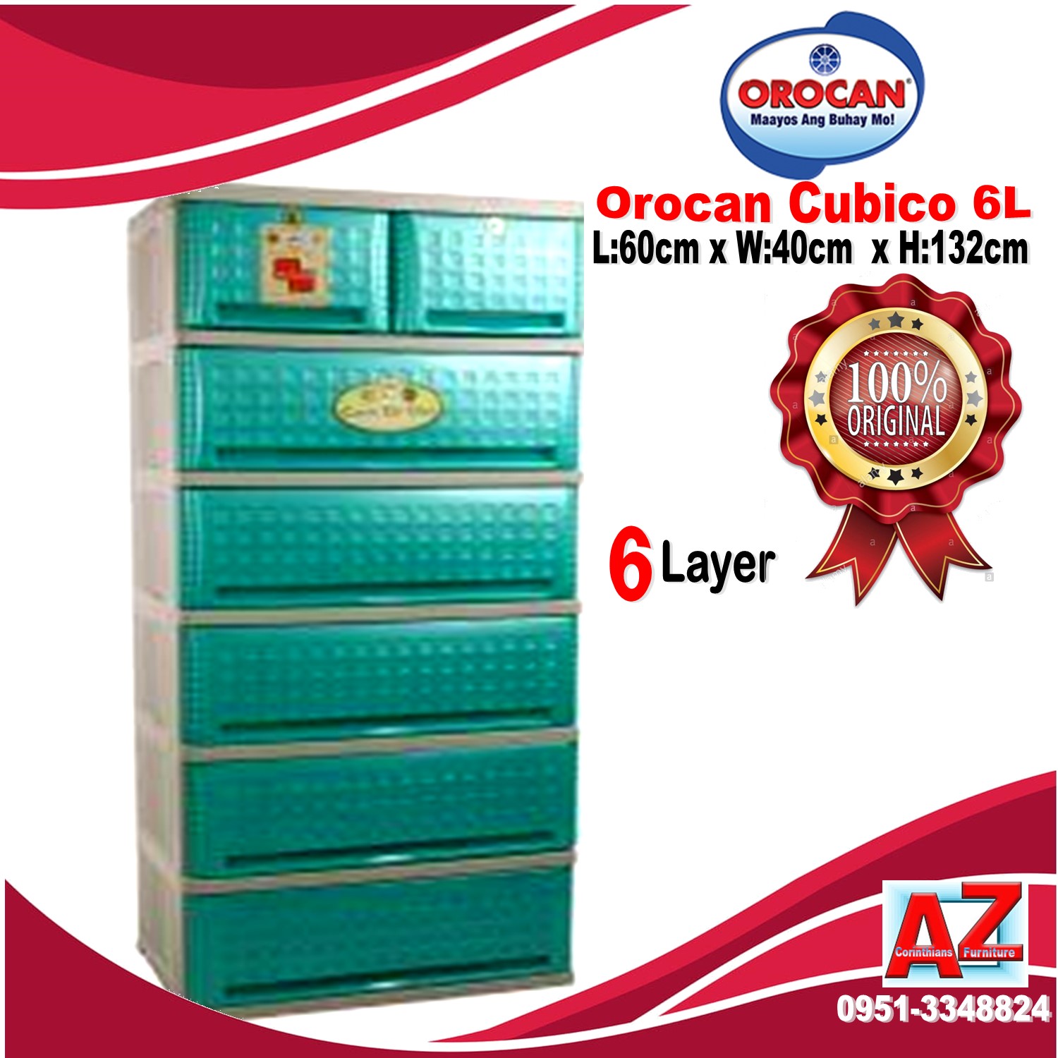 Orocan Caha de Oro Cubico 6 Layers-100% Original Quality Brand | Lazada PH