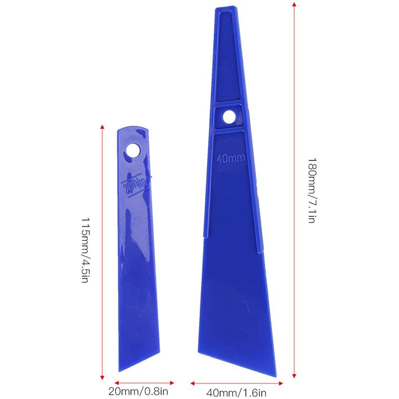 6Pcs Glue Tool Smear Plastic Glue Scraper Leather Scraping Spreaders ...