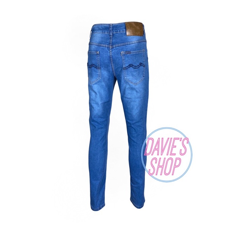 Last Sale! Korean Style Indigo Blue Men’s Denim Jeans Maong Pants ...