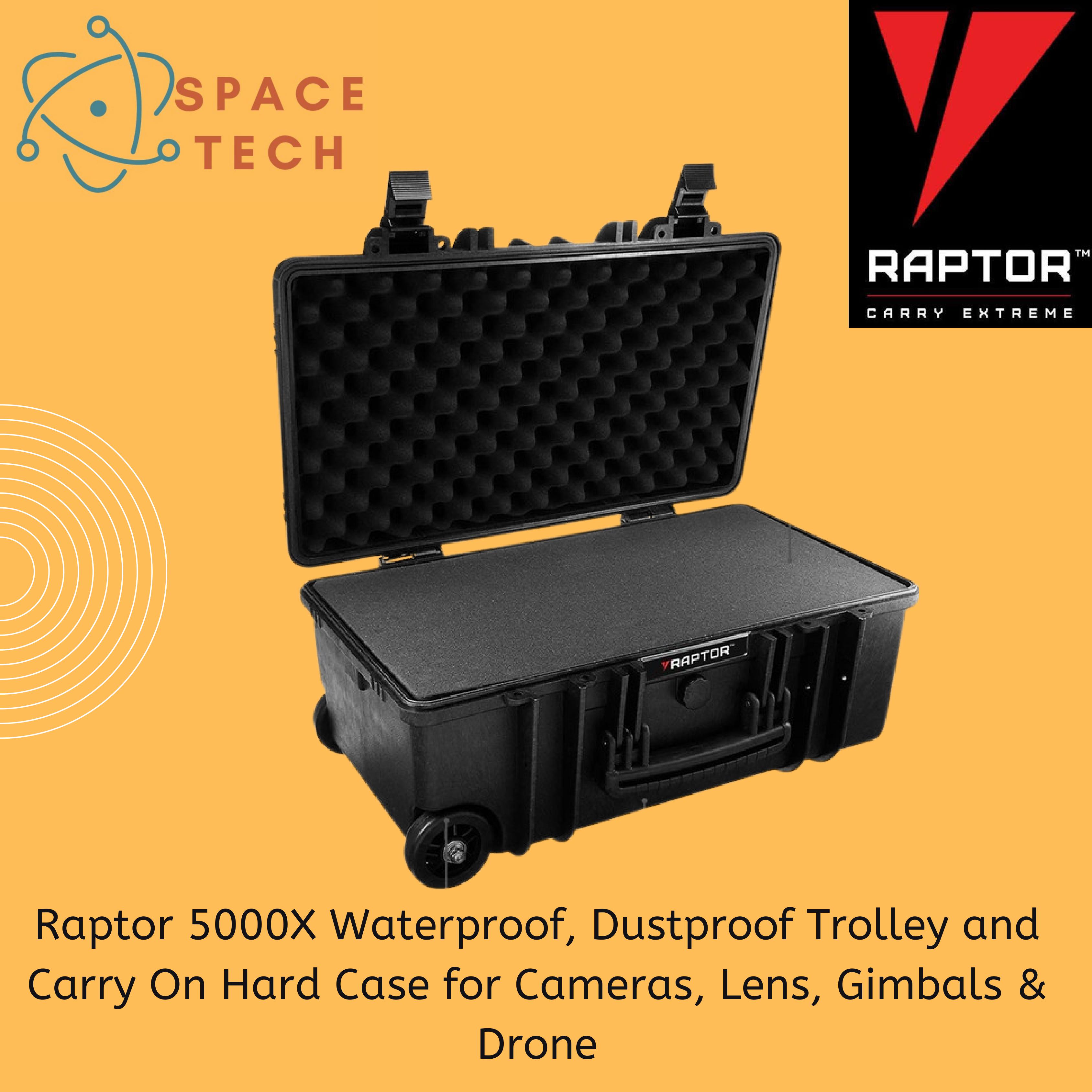Raptor 5000 Air Waterproof, Dustproof Trolley and Carry On Hard Case ...