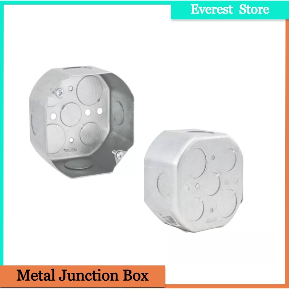 Metal Junction Box 4X4 / Metal Utility Box 4X2 | Lazada PH