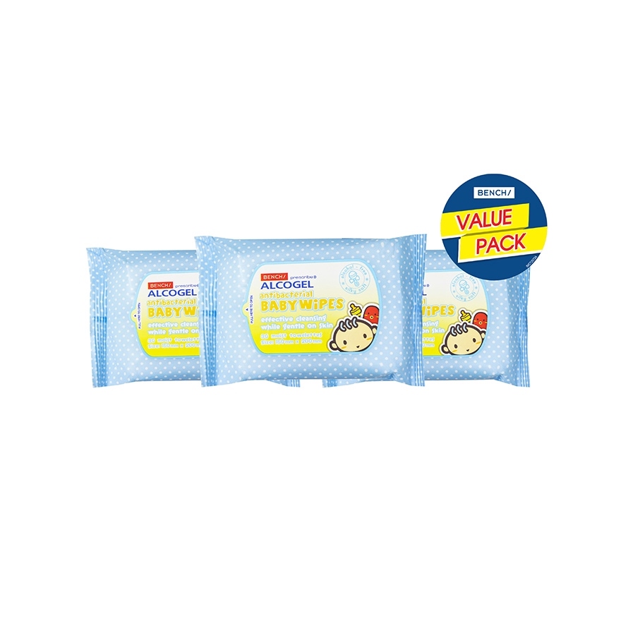 ☁ PXS0029A - BENCH/ Alcogel Baby Wipes 30 pulls Value Pack | Lazada PH