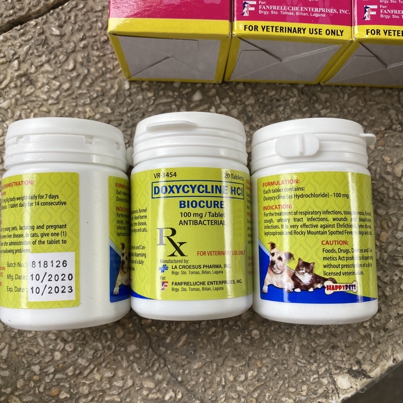 Biocure, Doxycyline HCl per 20 tablet bottle | Lazada PH