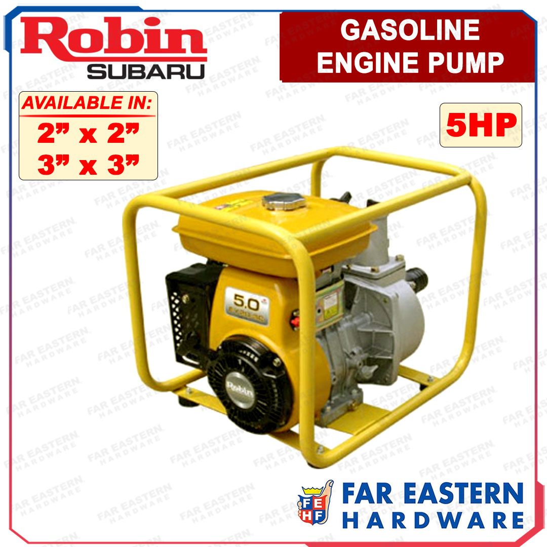 ROBIN Gasoline Engine Water Pump EY20 5HP | Lazada PH