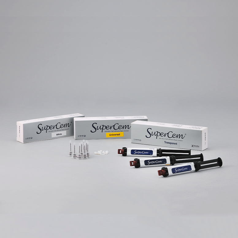 SUPERCEM®[DENTKIST/KOREA] DUAL CURED DENTAL RESIN CEMENT 9G x 1 SYRINGE ...