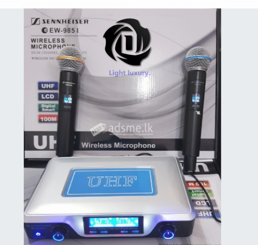 SENNHEISER DUAL CHANNEL TRUE DIVERSITY WIRELESS MICROPHONE SYSTEM EW ...