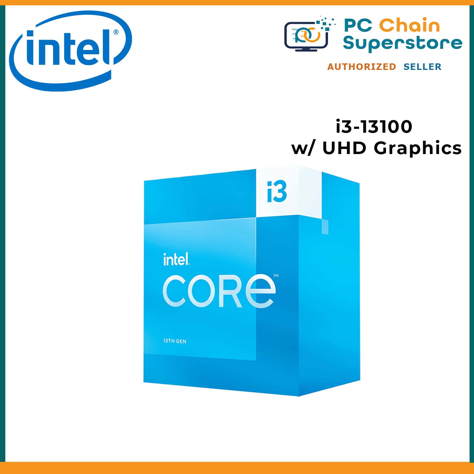 Intel Core i3-13100 / i3-13100F 13th Gen Desktop Processor Quad Core 12MB Cache up to 4.5 GHz ...