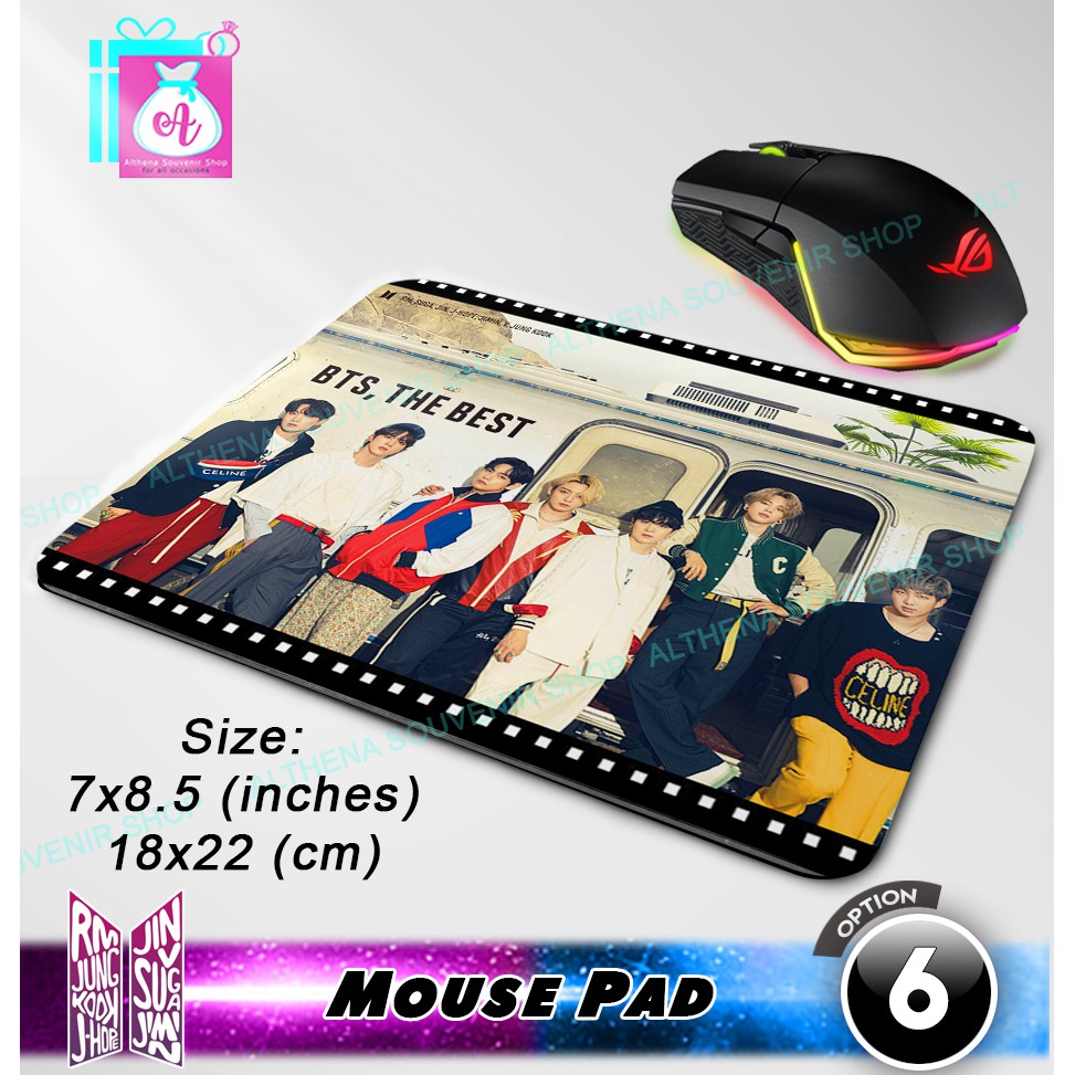 BTS / BTS Character / Bts Kpop / Mouse Pad Edition / 7x8.5 (inches ...