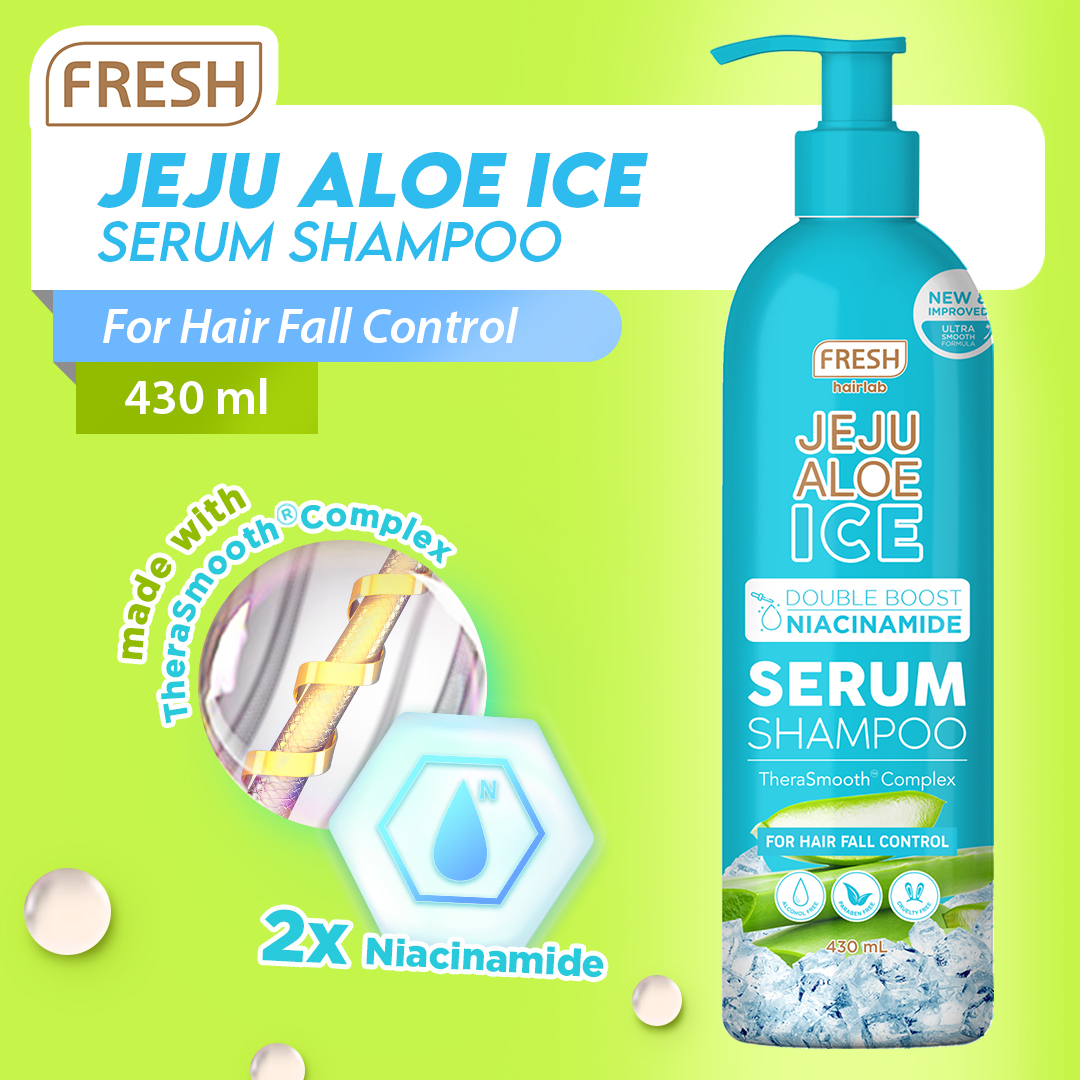 Fresh Hairlab Jeju Aloe Ice Niacinamide-infused Shampoo - Prevents hair ...