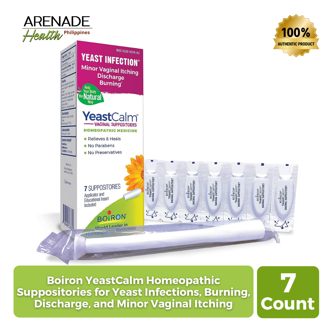 Boiron YeastCalm Homeopathic Suppositories for Yeast Infections ...