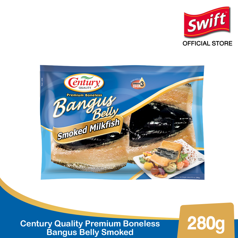 Century Quality Premium Boneless Bangus Belly Smoked 280g | Lazada PH