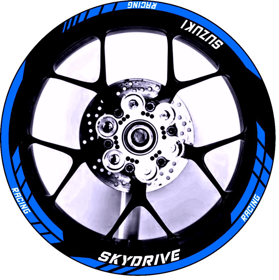 Decals Sticker for Mags/RIM SUZUKI SKYDRIVE (blue) | Lazada PH