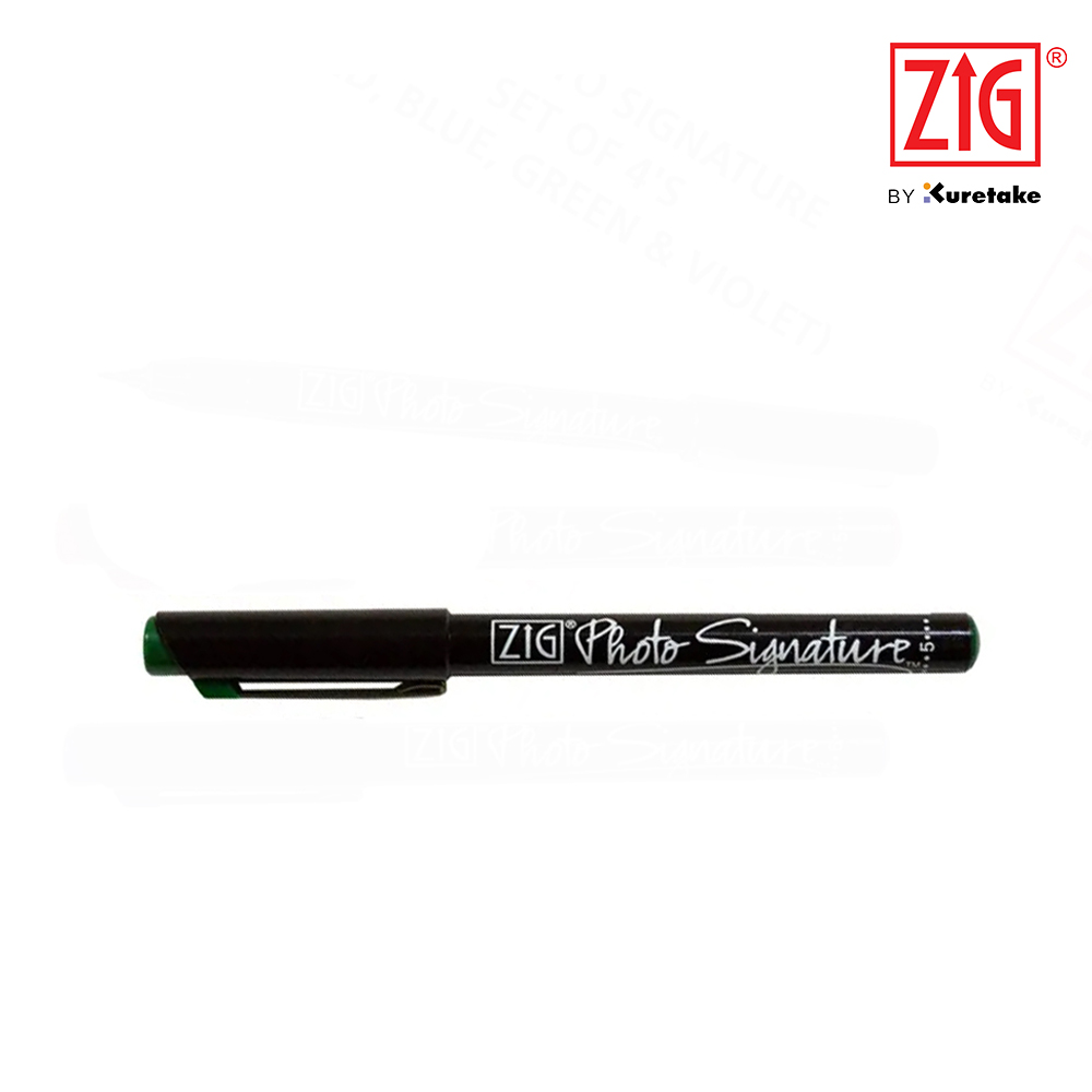 ZIG Kuretake Photo Signature Pen Marker for Photo Signing, Signature ...