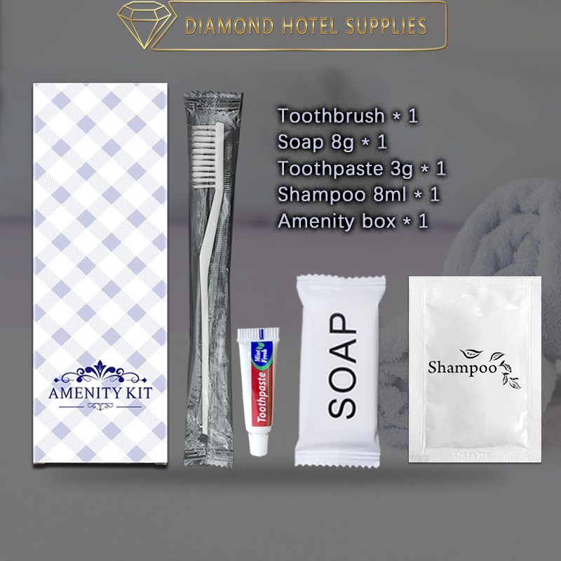 100sets toothbrush,toothpaste,shampoo,soap,box HOTEL GUEST KIT SET ...