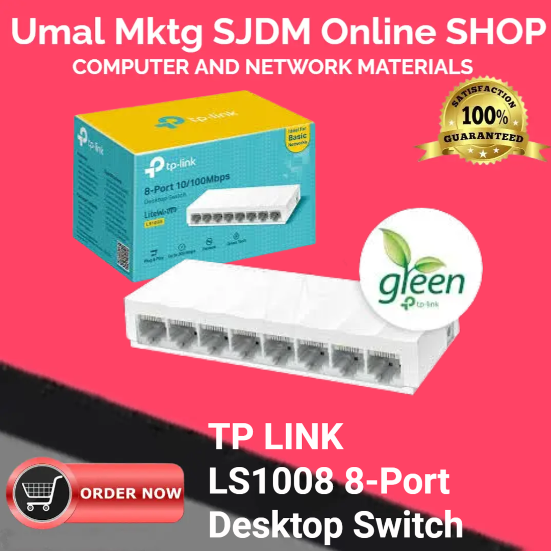 TP Link LS1008 8 Port 10 100Mbps Desktop Network Switch 8 Port Ethernet tp-link-ls1008-8-port-10-100mbps-desktop-network-switch-8-port-ethernet
