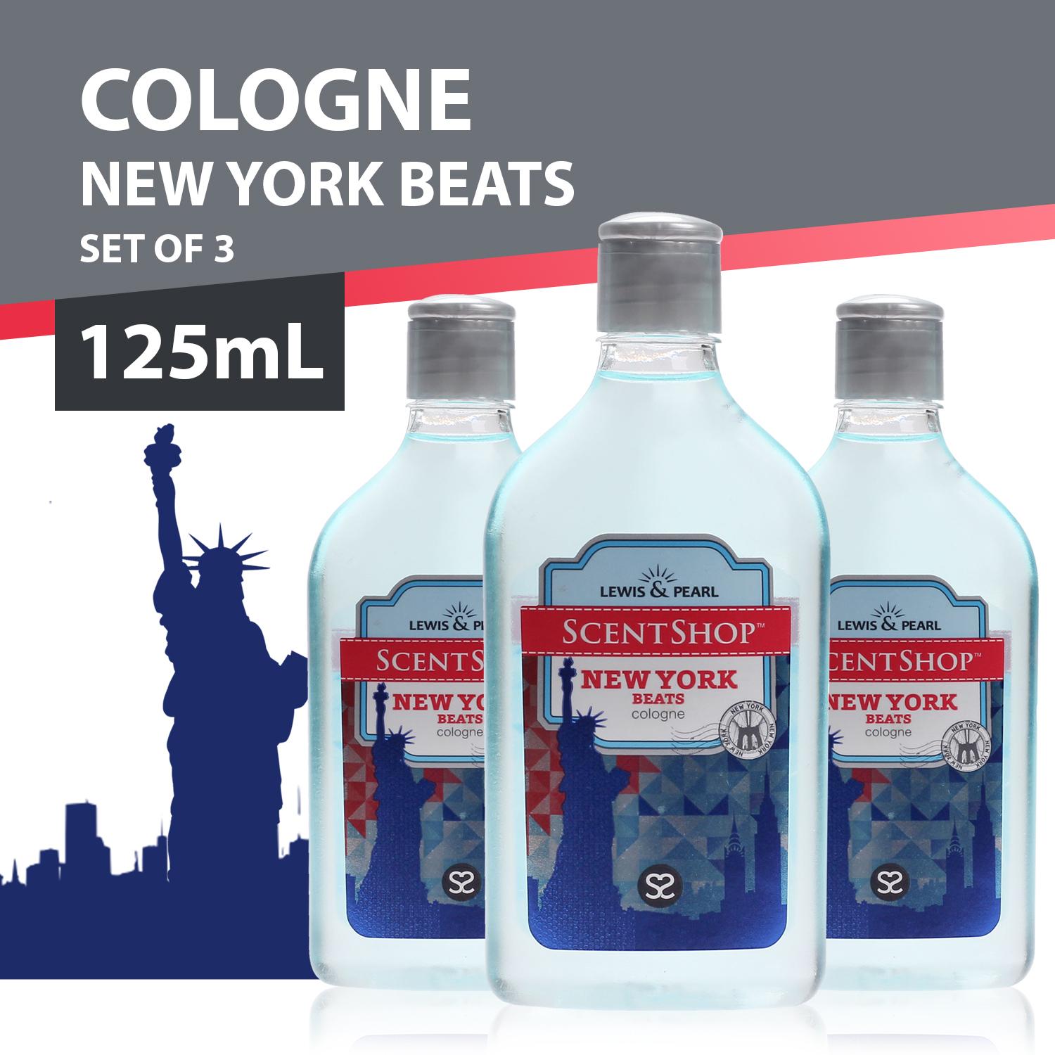 Lewis & Pearl ScentShop Cologne New York Beats (125ml) Set of 3 | Lazada PH