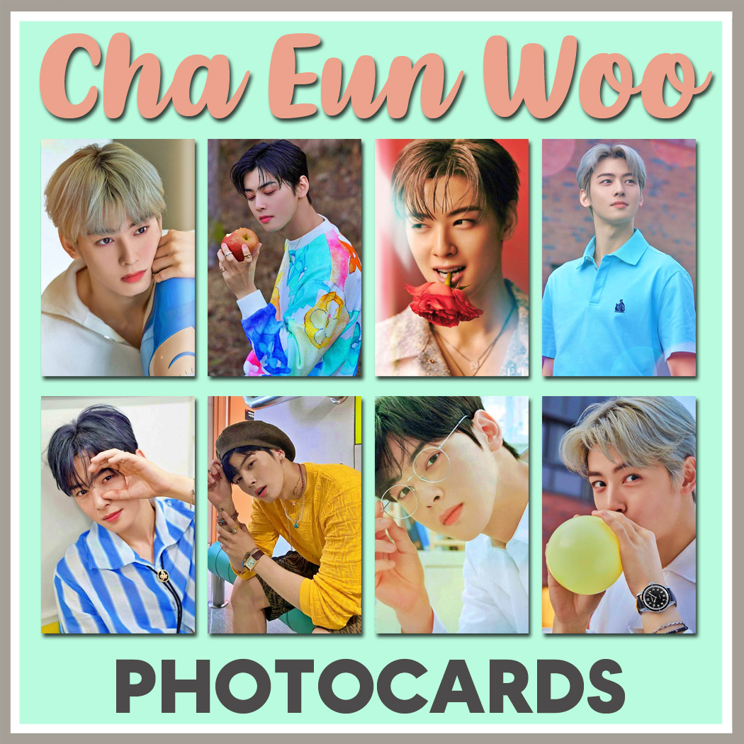 Cha Eun Woo Photocards Part 1 (Choose 10 photos) | Lazada PH