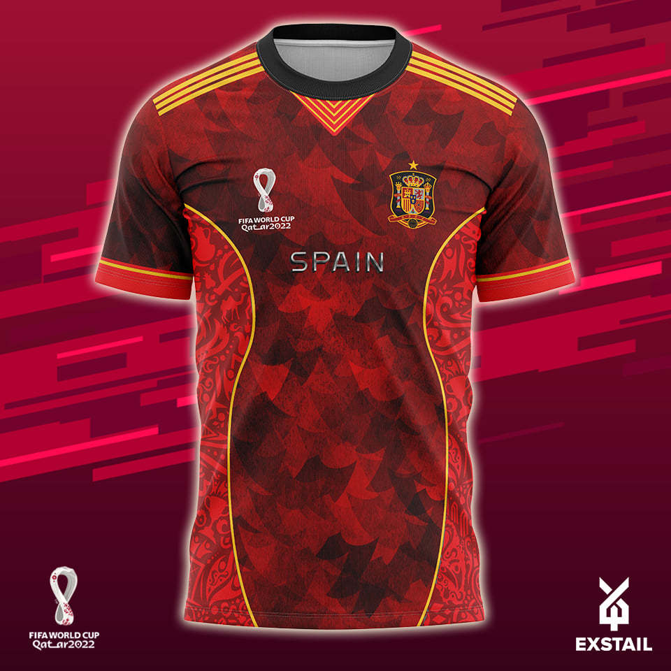 2022 Qatar World Cup SPAIN Football Shirt Jersey | Lazada.co.th